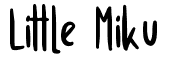 Little Miku: Free Font Download | MaisFontes
