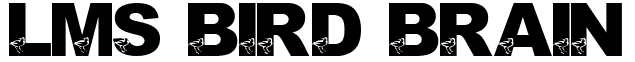 LMS Bird Brain: Free Font Download | MaisFontes