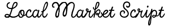 Local Market Script: Free Font Download | MaisFontes