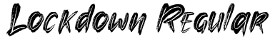 Lockdown Regular: Free Font Download | MaisFontes