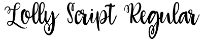 Lolly Script Regular: Free Font Download | MaisFontes