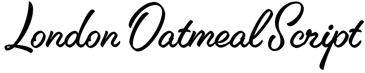 London Oatmeal Script: Free Font Download | MaisFontes