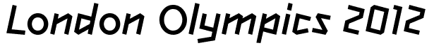 London Olympics 2012 Font: Free Download | MaisFontes
