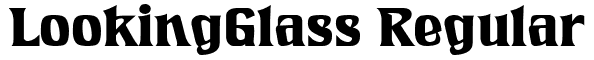 LookingGlass Regular: Free Font Download | MaisFontes
