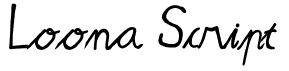 Loona Script: Baixar Fonte Grátis | MaisFontes