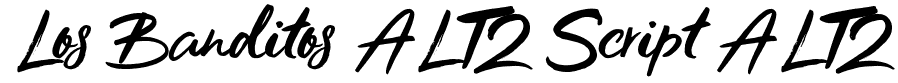 Los Banditos Script: Free Font Download | MaisFontes