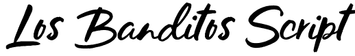 Los Banditos Script: Free Font Download | MaisFontes
