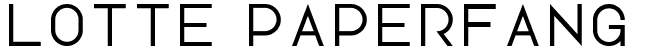 Lotte Paperfang: Free Font Download | MaisFontes