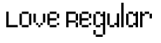 Love Regular Font: Free Download | MaisFontes