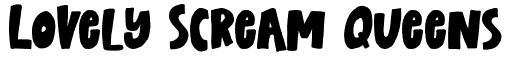 Lovely Scream Queens: Download Free Font | MaisFontes