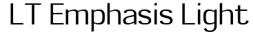 LT Emphasis Light: Free Font Download | MaisFontes