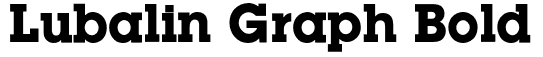 ITC Lubalin Graph Std Bold Font: Free Download | MaisFontes