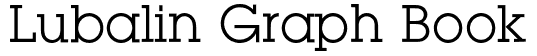 Lubalin Graph Demi: Free Font Download | MaisFontes