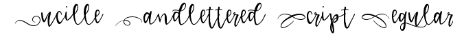 Lucille Handlettered Script Regular: Free Font Download | MaisFontes