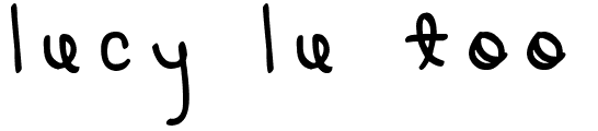 LUCY LU TOO: Free Font Download | MaisFontes