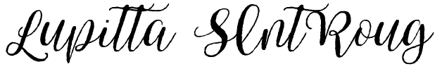 Lupitta SlntRoug Font: Free Download | MaisFontes