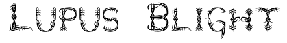 Lupus Blight: Free Font Download | MaisFontes