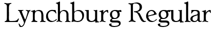 Lynchburg Regular: Free Font Download | MaisFontes