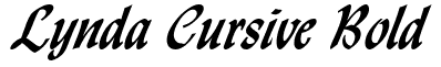 Lynda Cursive Bold: Free Font Download | MaisFontes