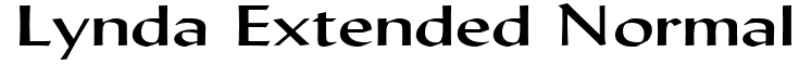 Lynda Extended Normal: Free Font Download | MaisFontes