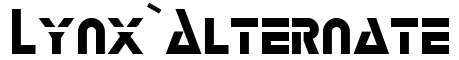 Lynx Alternate: Free Font Download | MaisFontes
