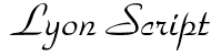 Lyon Script: Free Font Download | MaisFontes