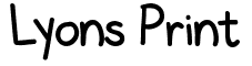 Lyons Print Font: Free Download | MaisFontes