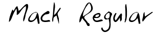 Mack Regular: Free Font Download | MaisFontes