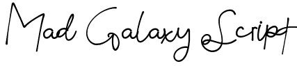 Mad Galaxy Script: Free Font Download | MaisFontes