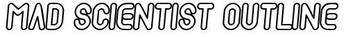 Mad scientist outline: Free Font Download | MaisFontes