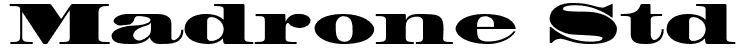 Madrone Std: Free Font Download | MaisFontes