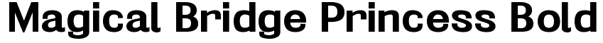 Magical Bridge Princess Bold: Free Font Download | MaisFontes