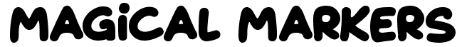 Magical Markers: Free Font Download | MaisFontes