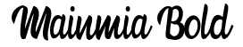 Mainmia Bold: Free Font Download | MaisFontes