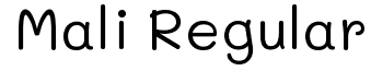 Mali Regular: Free Font Download | MaisFontes