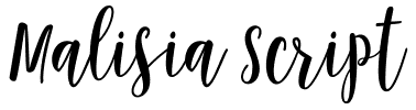 Malisia Script Font: Free Download | MaisFontes