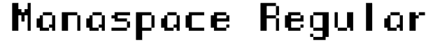 Manaspace Regular Font: Free Download | MaisFontes