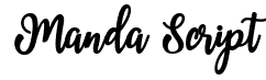 Manda Script: Free Font Download | MaisFontes