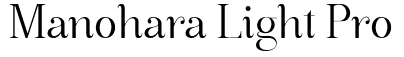 Manohara Light Pro Font: Free Download | MaisFontes