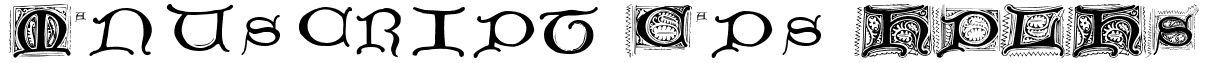 Manuscript Caps HPLHS Font: Free Download | MaisFontes