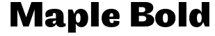 Maple Bold: Free Font Download | MaisFontes