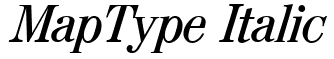 MapType Italic: Free Font Download | MaisFontes