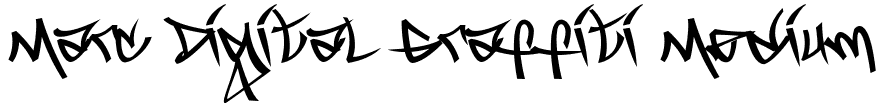 Marc Digital Graffiti Medium: Free Font Download | MaisFontes