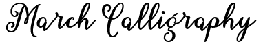 March Calligraphy: Free Font Download | MaisFontes
