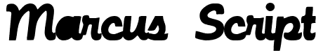 Marcus Script: Free Font Download | MaisFontes