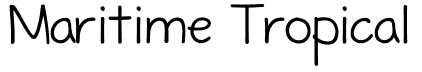 Maritime Tropical: Download Free Font | MaisFontes