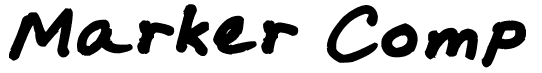 Marker Comp: Free Font Download | MaisFontes