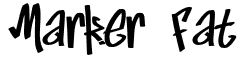 Marker Fat: Download Free Font | MaisFontes
