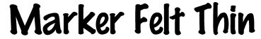 Marker Felt Wide: Download Free Font | MaisFontes