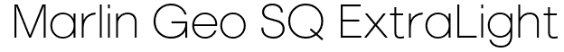 Marlin Geo SQ ExtraLight: Free Font Download | MaisFontes